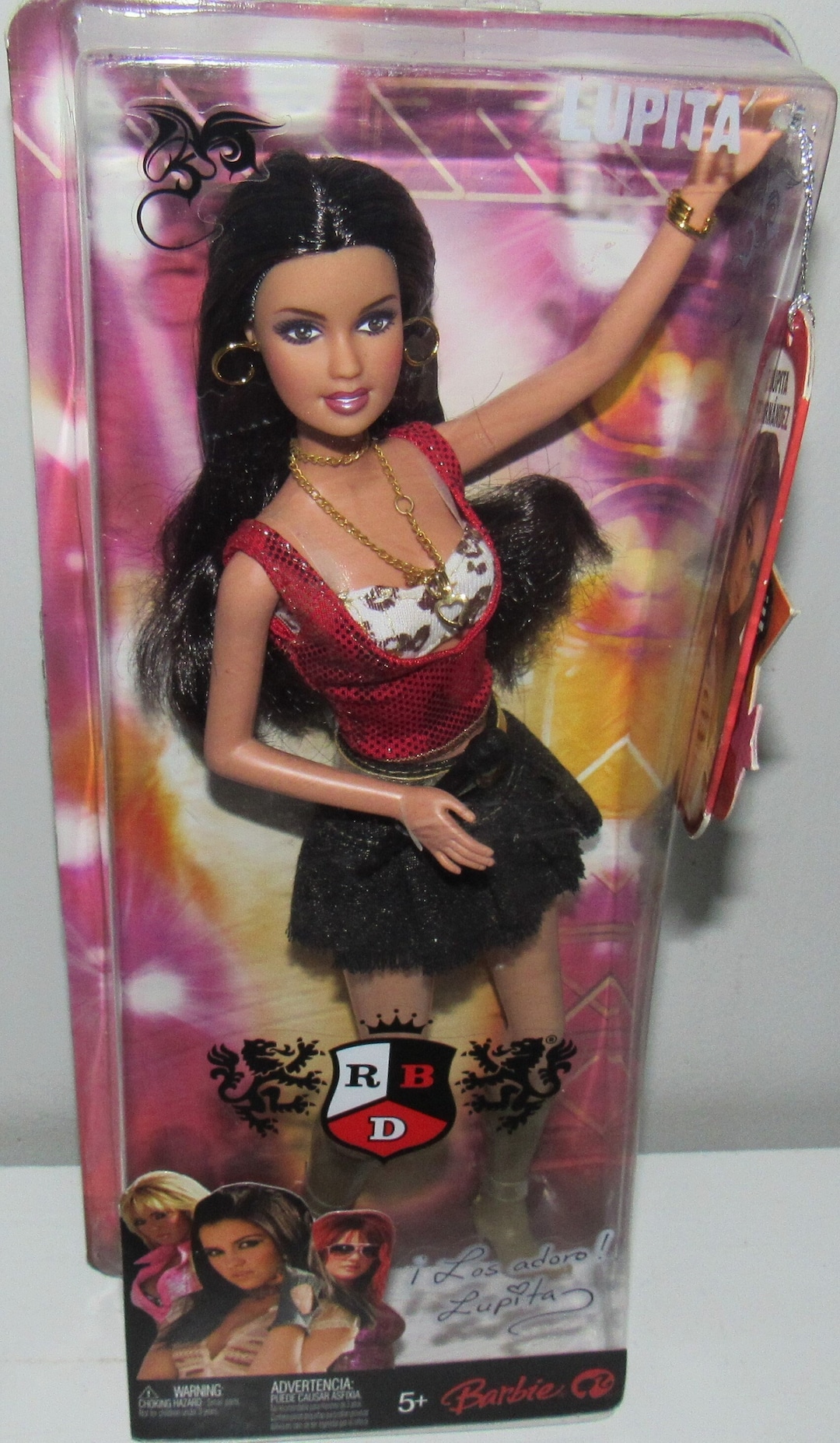 MIB NRFB Barbie RBD Rebelde Telenovela Lupita Fernandez Doll Singer ...