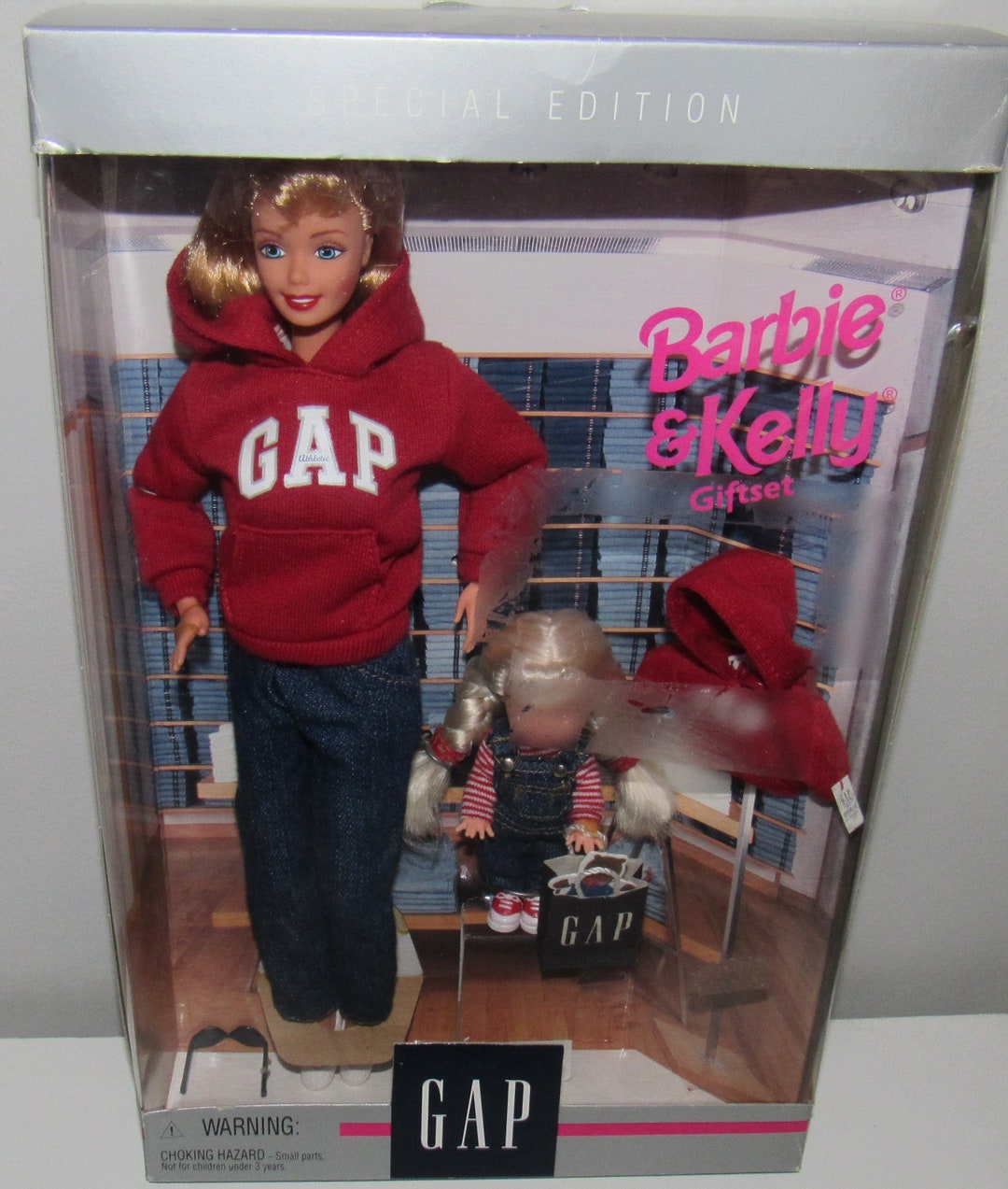Beautiful MIB & NRFB Special Edition Gap Barbie and Kelly Giftset Circa ...
