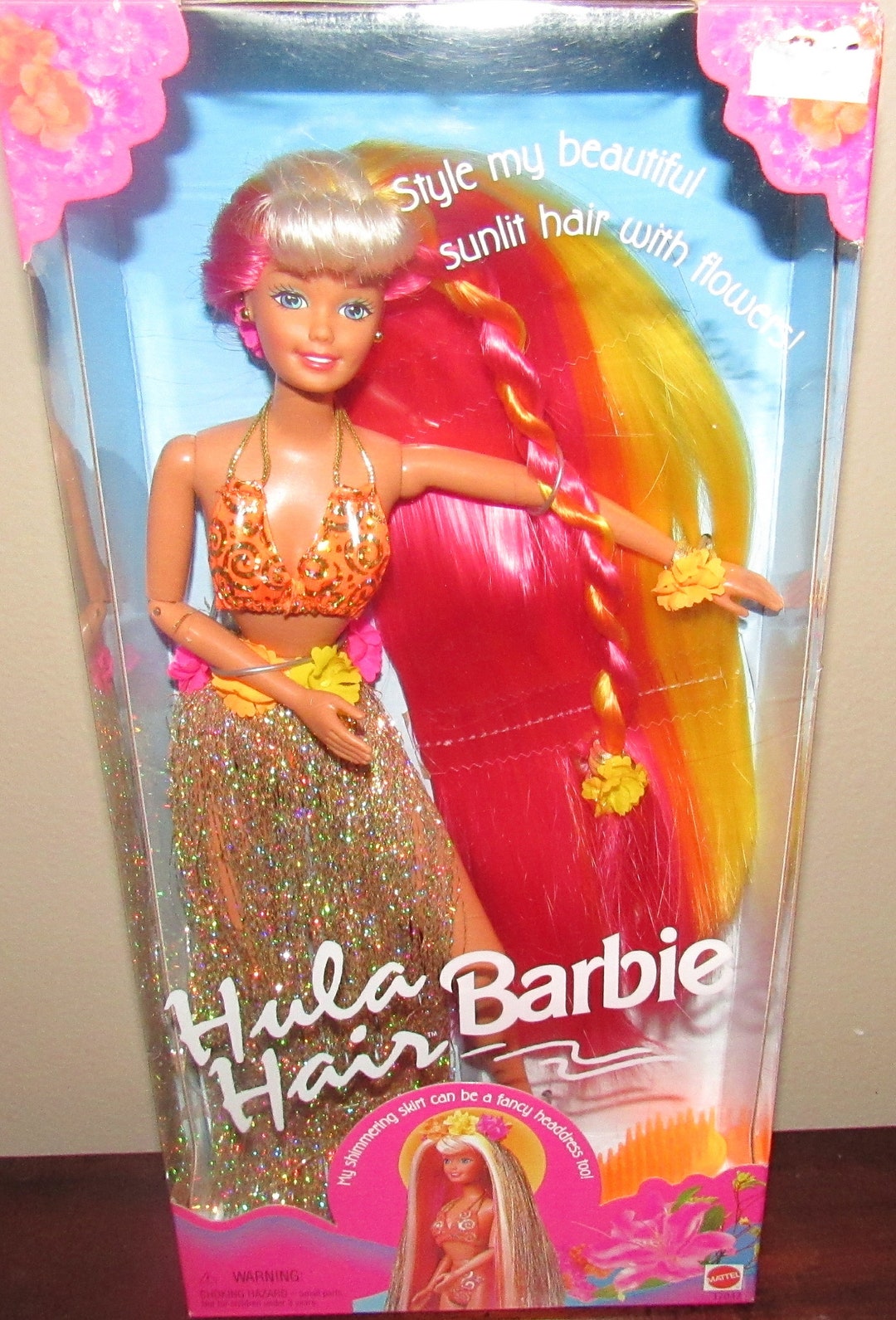 MIB NRFB Gorgeous "hula Hair Barbie #17047 Circa 1996 - Etsy