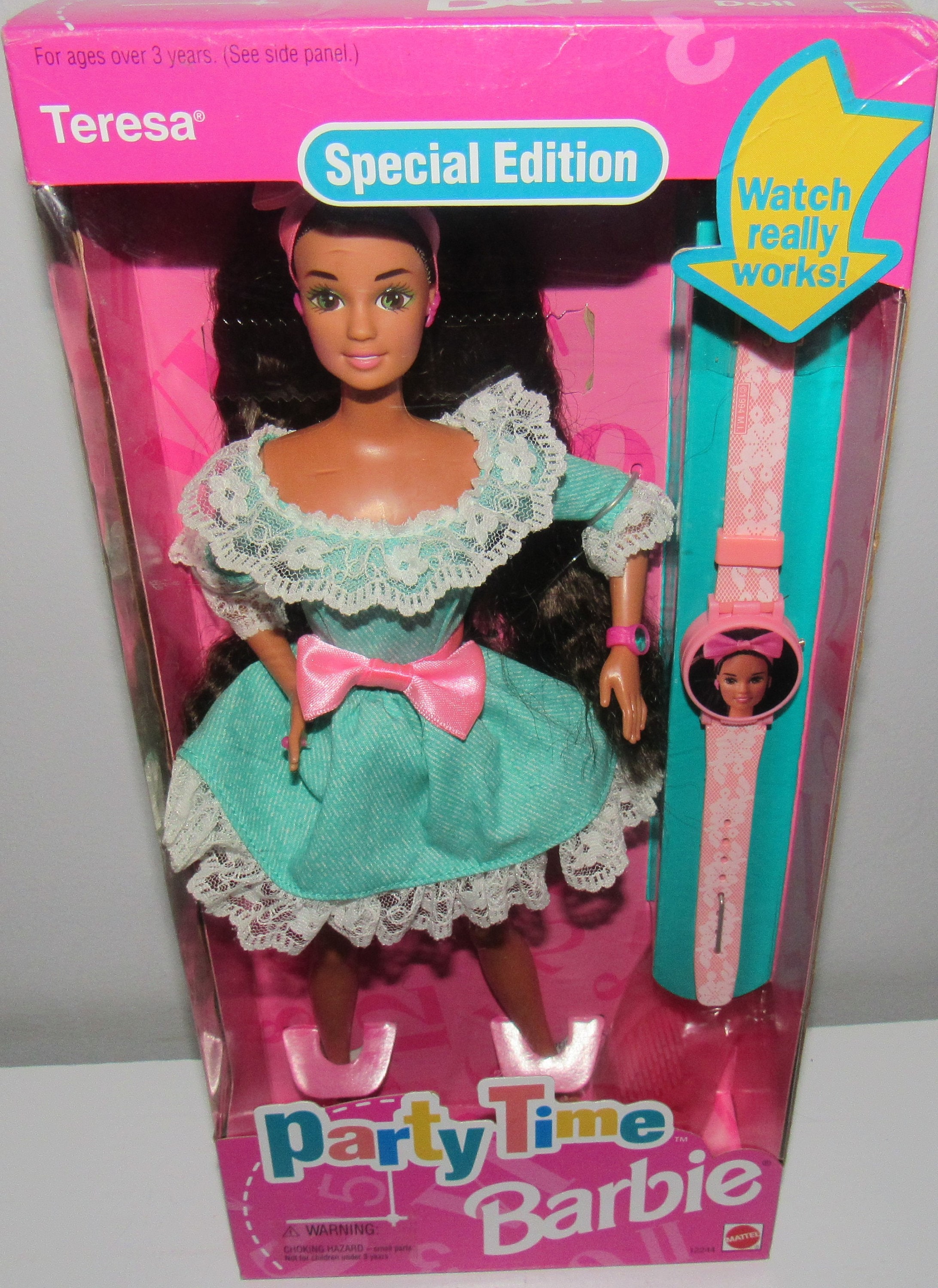 MIB NRFB Special Ed. Beautiful Party Time Teresa Barbie #12244 Circa ...