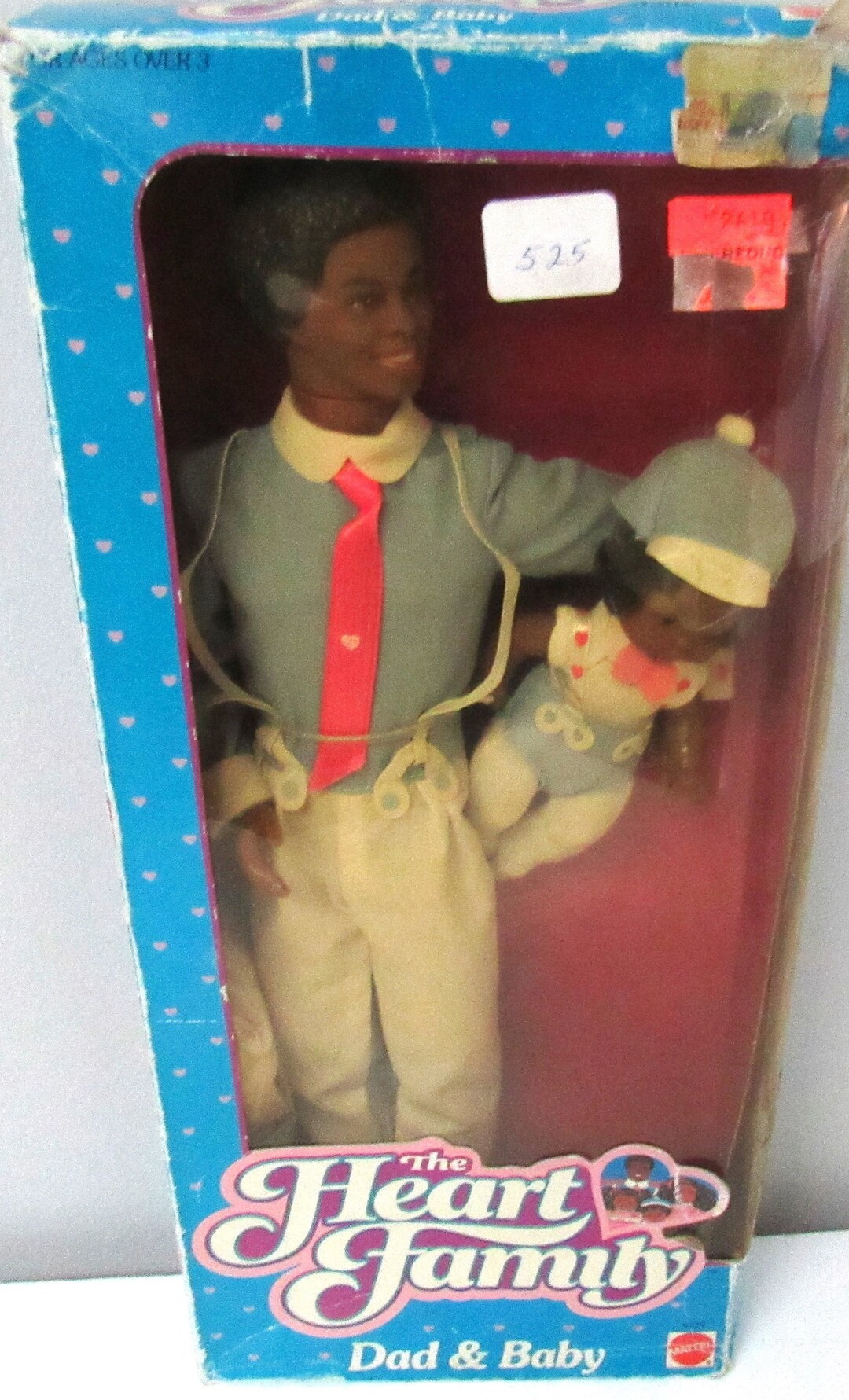MIB & NRFB Rare Black "the Heart Family Dad and Baby #9719" Circa 1984 ...