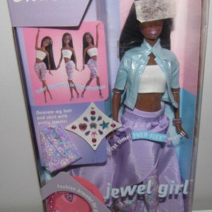 MIB NRFB Gorgeous Vintage Christie Barbie jewel Girl 28067 Circa 2000 ...