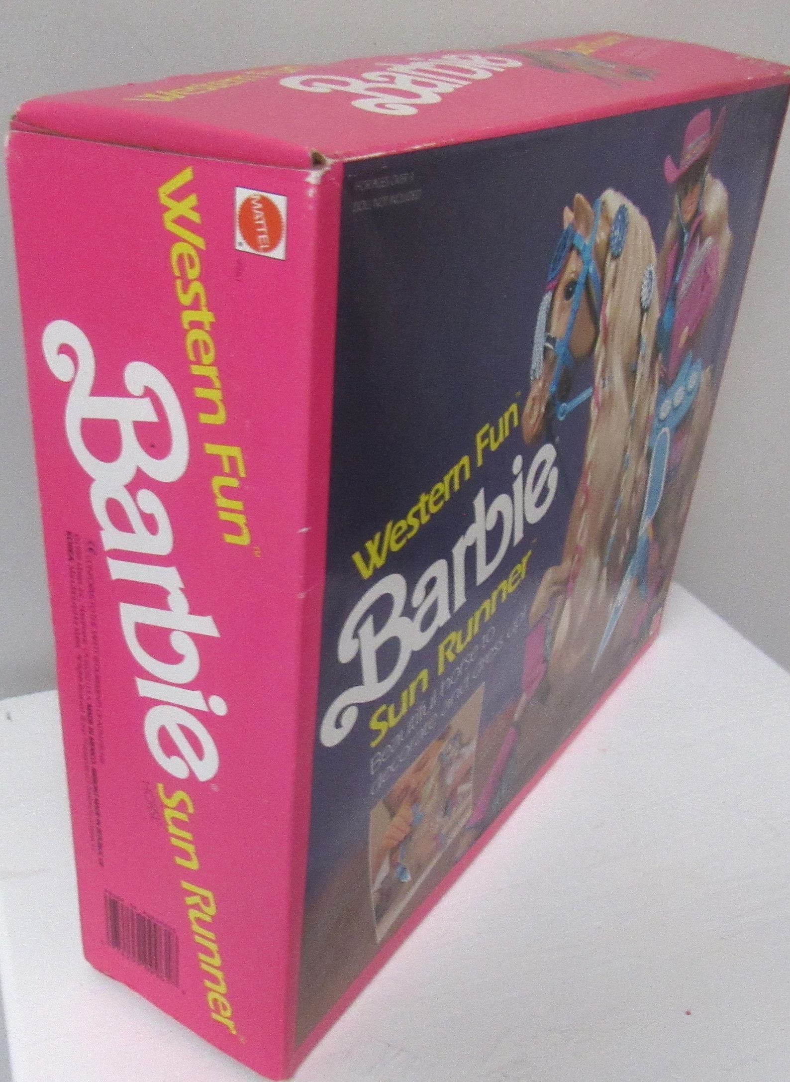 MIB NRFB Mattel Barbie Western Fun Barbie Sun Runner #9961 Circa 1989 ...