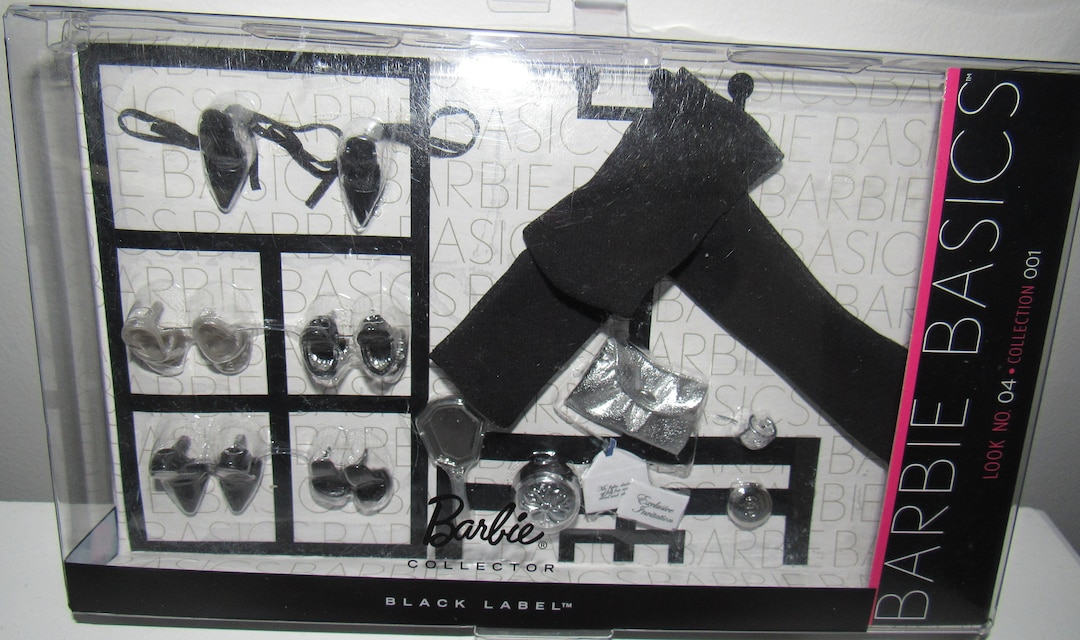 MIB NRFB Barbie Basics Black Label Clothing Look No. 04 Collection 001 ...