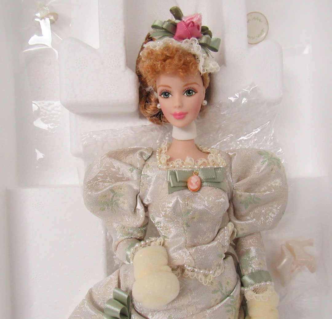 MIB NRFB Vintage L.E. Gorgeous victorian Tea Barbie Mint Memories ...