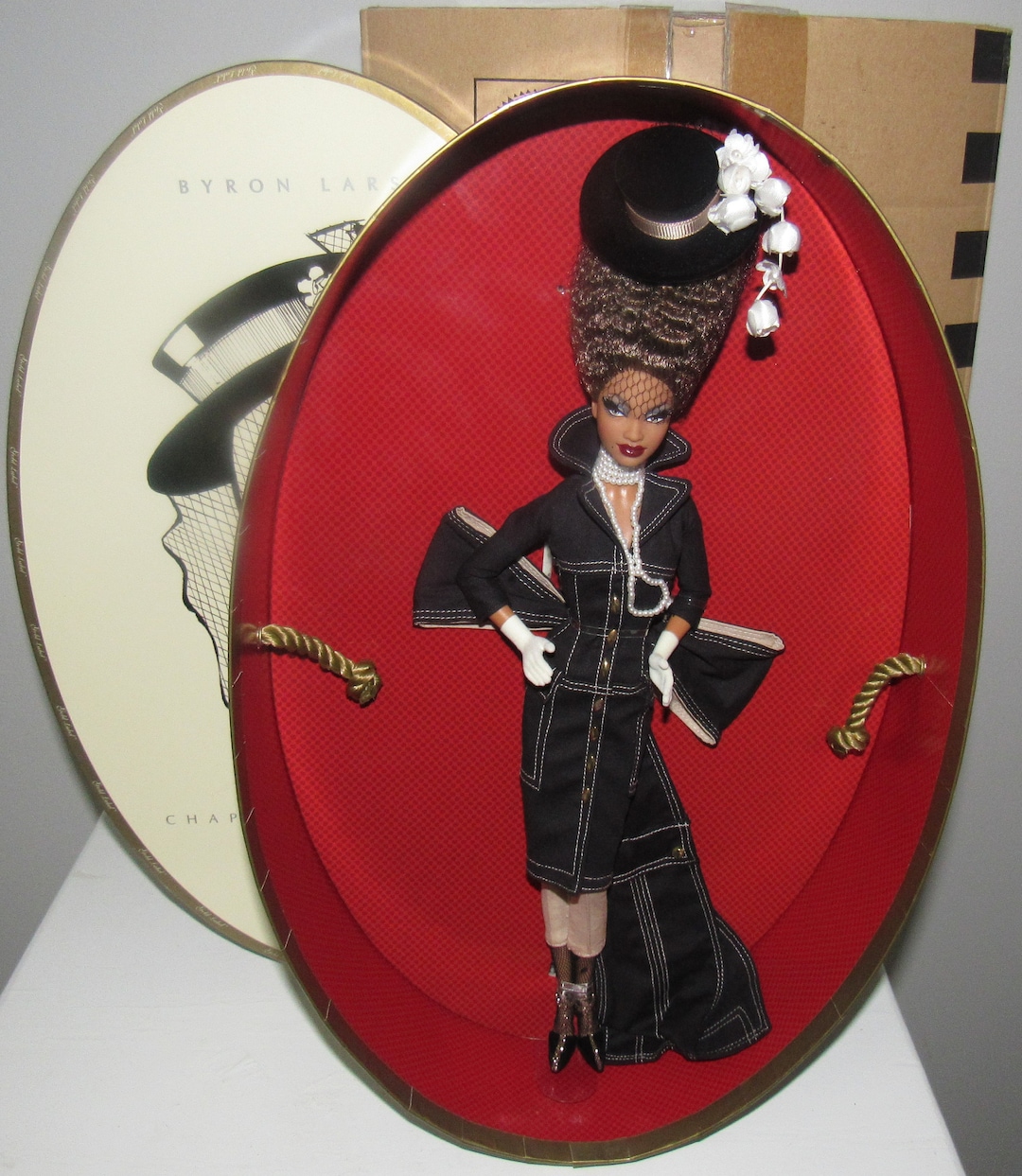 MIB NRFB Stunning Barbie "pepper" Byron Lars Chapeaux Collection W ...