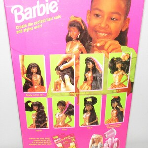 MIB NRFB Cut and Style Beautiful Rare Black Barbie #12642 Circa 1994 - Etsy