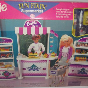 MIB NRFB Vintage Barbie fun Fixin Supermarket 67576 Circa 1997 - Etsy