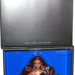 MIB NRFB Stunning Barbie "nisha" Stephen Burrows Mattel Gold Label ...