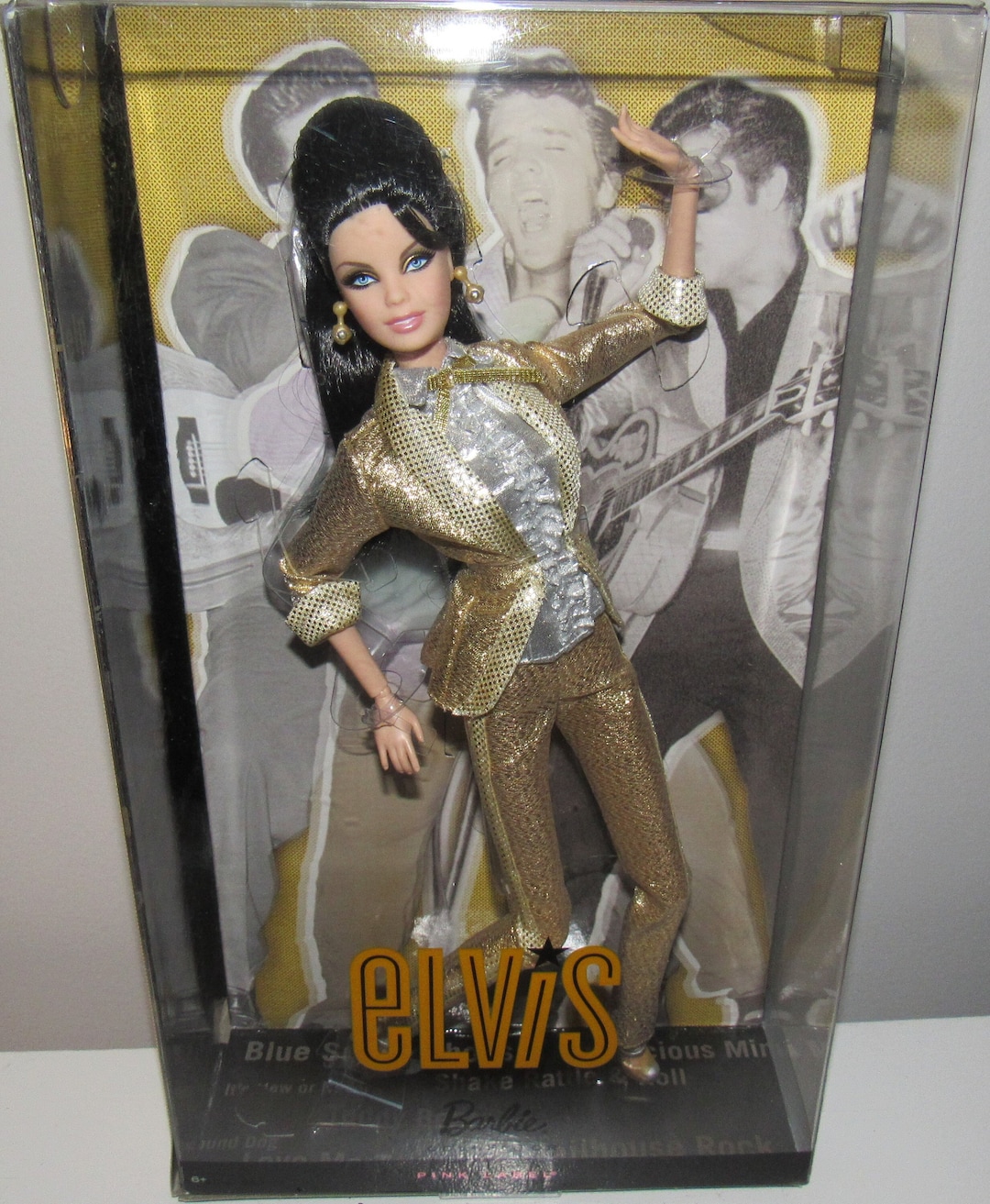 MIB NRFB Elvis Presley Barbie Doll Collector# T7907 Mattel - Etsy
