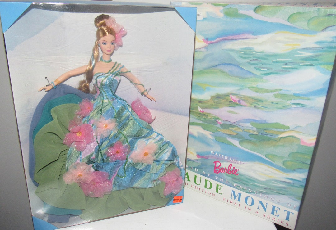 MIB NRFB Stunning L.E. water Lily Barbie 17783 - Etsy