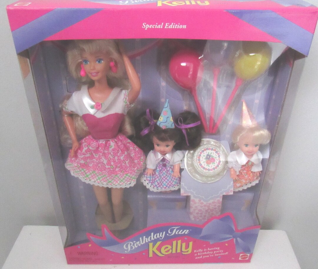 MIB & NRFB Birthday Fun Kelly Giftset #15610 Circa 1996 - Etsy
