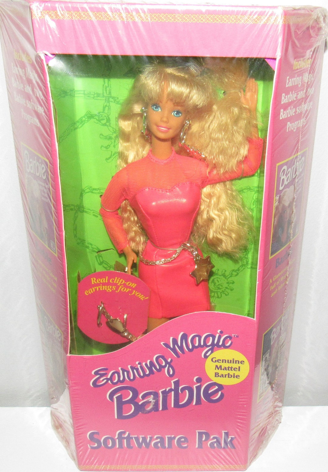 MIB NRFB Earring Magic Barbie Software Pak Doll Circa 1991 - Etsy