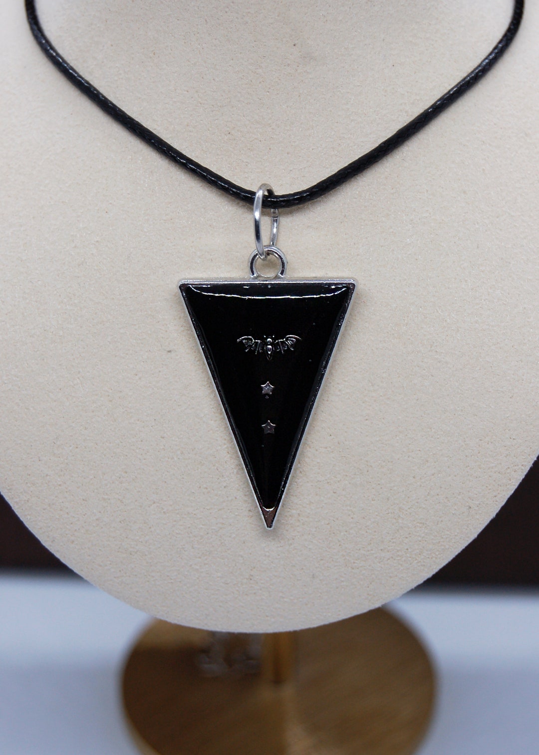 Triangle Bat Necklace - Etsy