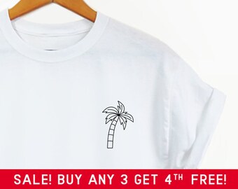 Palm tree shirt | Etsy