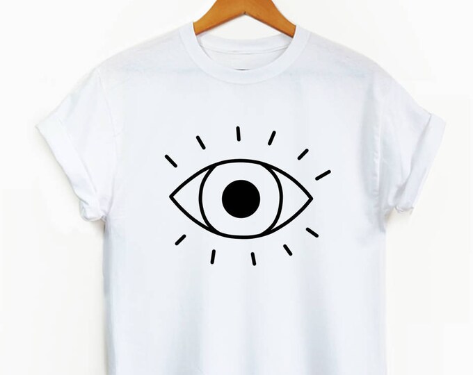 Seeing Eye Graphic Tee Unisex Shirt, Eye Shirt, Eyes Shirt, Occult ...