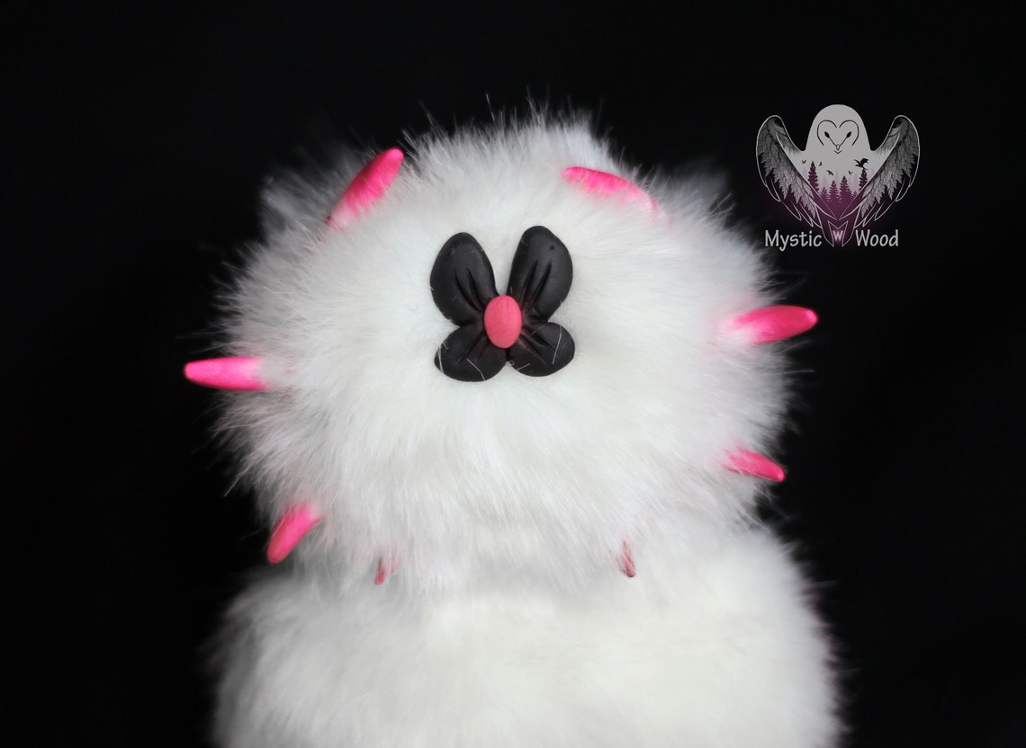 Angel Dust Spider Fluffy Toy Hazbin Hotel Etsy