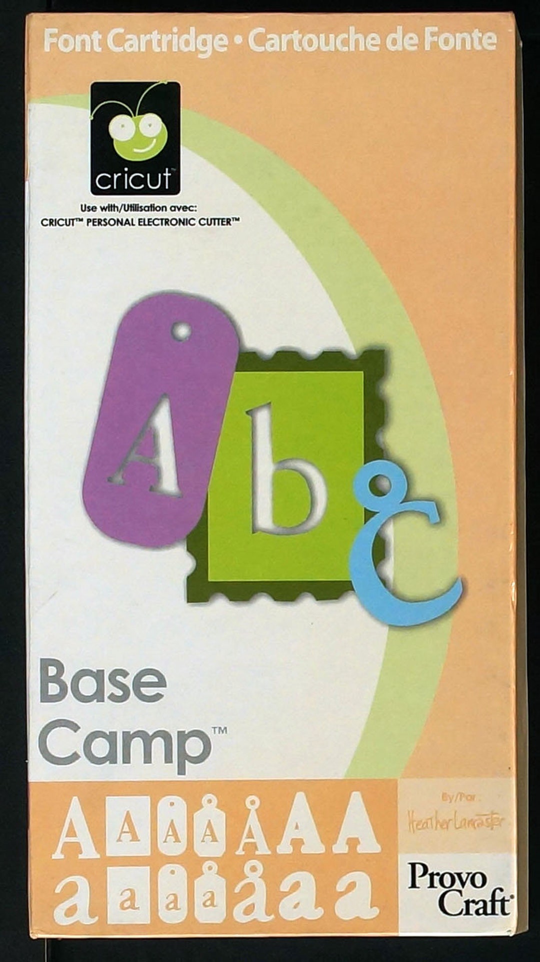 Cricut Fonts Cartridge BASE CAMP Provo Craft 29-0014 - Etsy