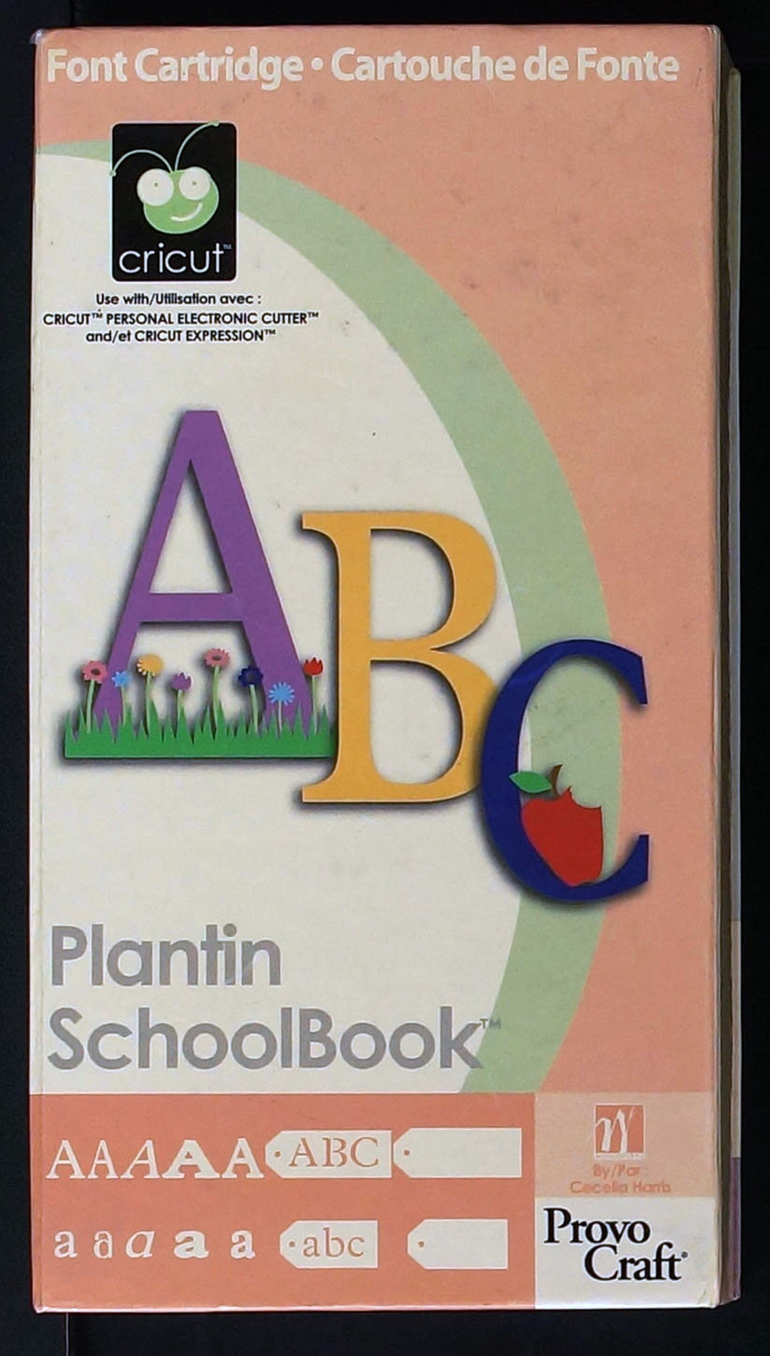 Cricut Fonts Cartridge PLANTIN SCHOOLBOOK Provo Craft 29-0390 - Etsy