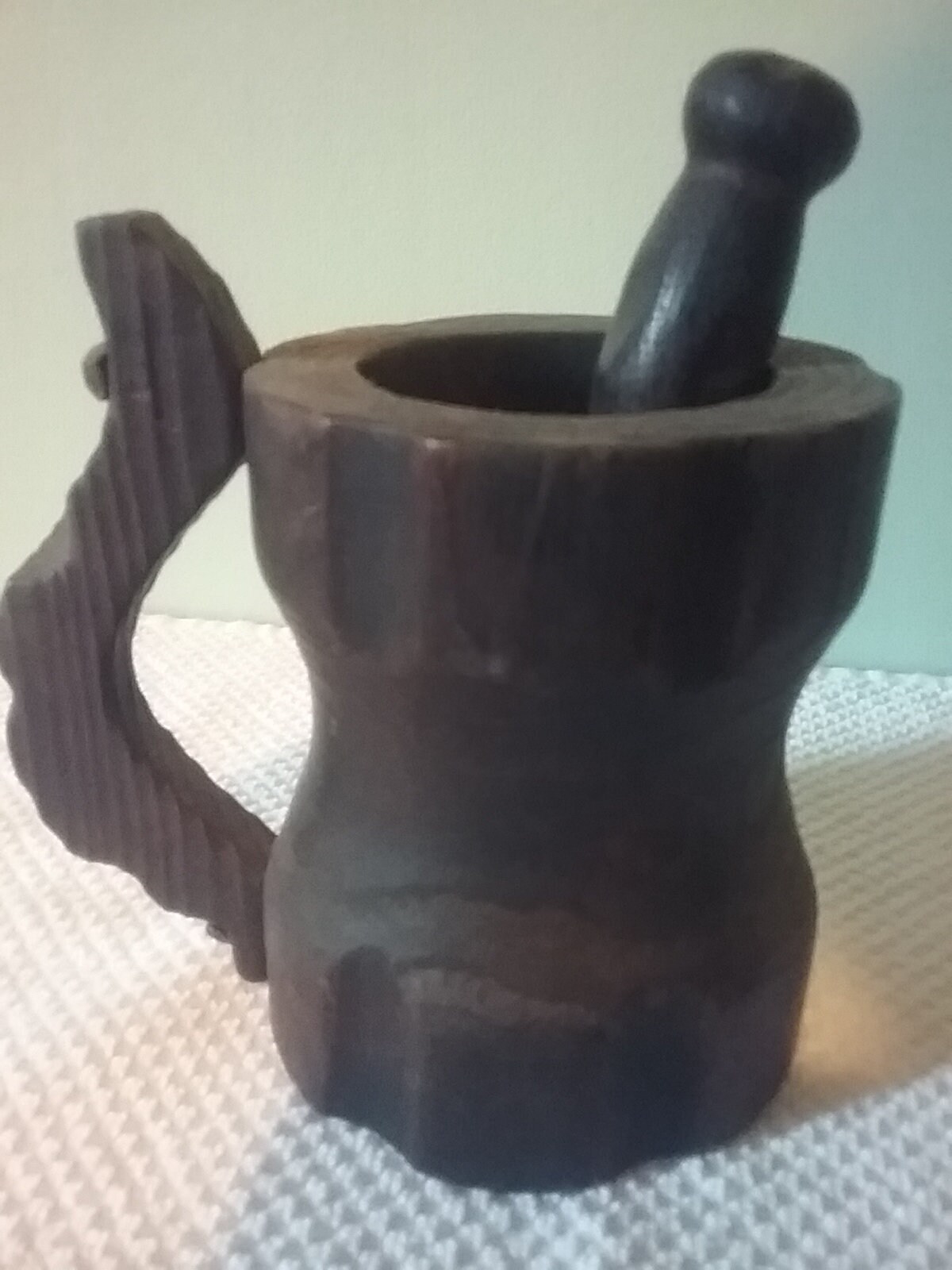 Vintage Handmade Mortar and Pedestal Freefree Shipping - Etsy