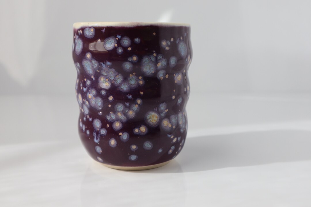 Purple Bump Cup 2 // Handmade Ceramic Purple Cup - Etsy
