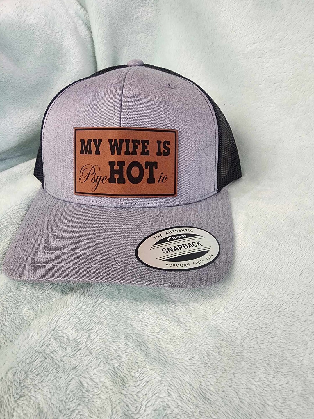 Leather Patch, Hat, Wife, Hot, Psychotic - Etsy