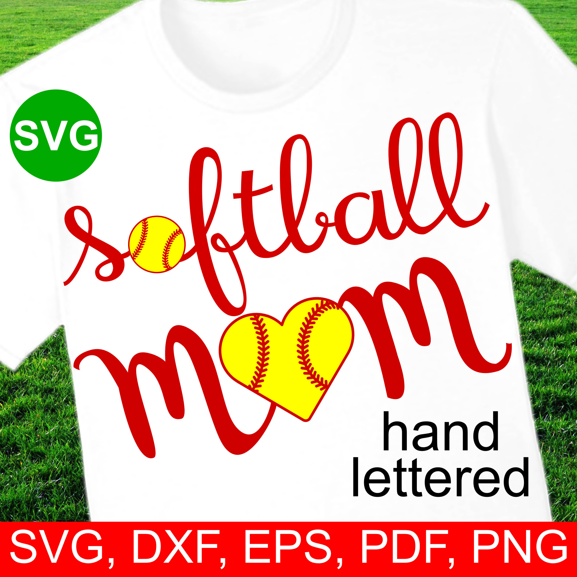 Softball Mom Svg File And Printable Clipart To Make A Softball Mom