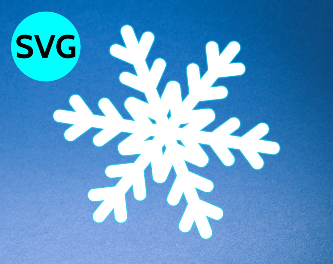 Snowflake SVG File for Cricut & Silhouette, SVG Snowflake Clipart and ...