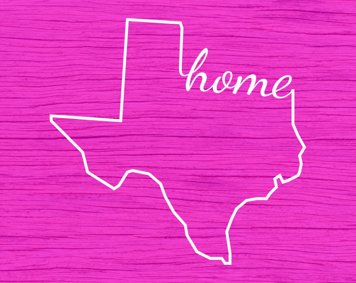 Texas Home SVG Cut File for Cricut & Silhouette Texas SVG - Etsy