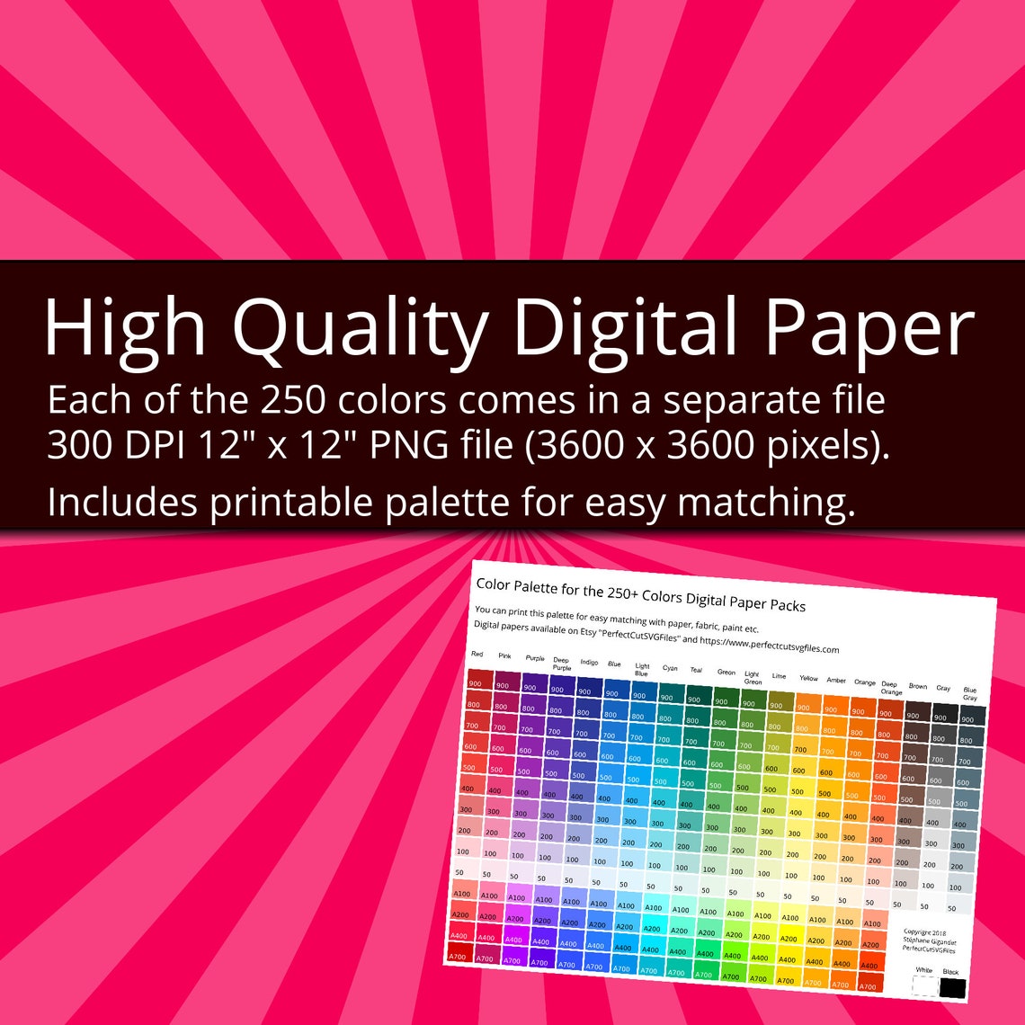 Tinted Starburst Digital Paper Pack 250 Colors Digital Paper - Etsy
