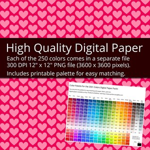 Tinted Stacked Hearts Digital Paper Pack, Digital Paper Heart ...
