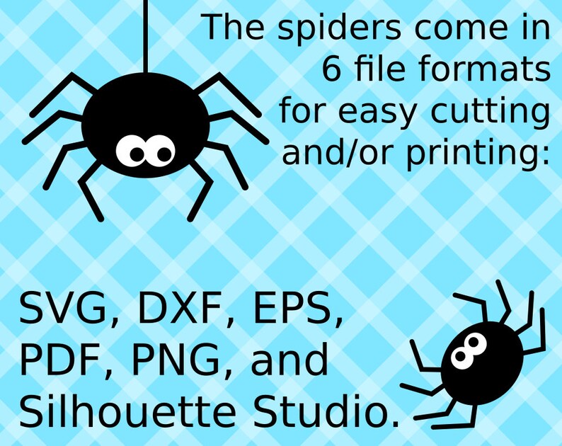 SVG Hanging Spider SVG Cut Files for Cricut & Silhouette - Etsy