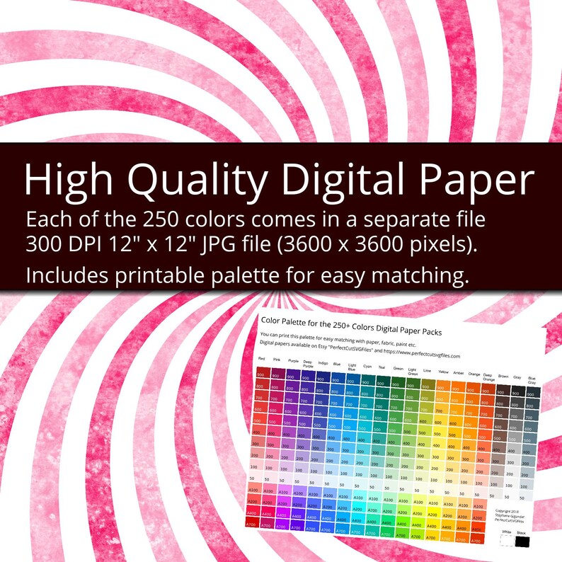 Watercolor Twisted Starburst Digital Paper Pack 250 | Etsy