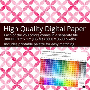 Watercolor Diamonds Digital Paper Pack, 250 Geometric Digital Paper ...