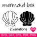 Mermaid Bra SVG, Clamshell SVG, Seashell SVG, Sea Shell Svg, Mermaid ...