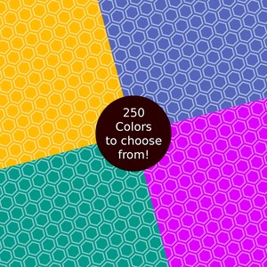 Tinted Hexagons Digital Paper Pack, 250 Colors Digital Paper Hexagonal ...