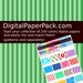 Vertical Stripes Digital Paper Pack, 250 Colors Vertical Stripes ...