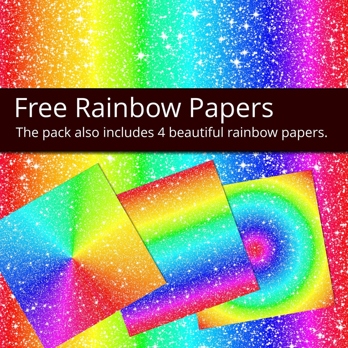 Glitter Digital Paper Pack, 250 Colors Digital Glitter Texture Sparkle ...