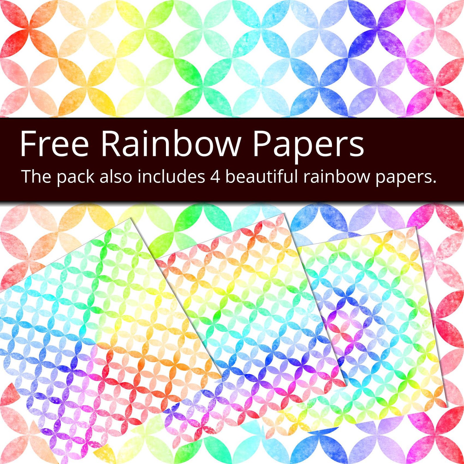 Watercolor Diamonds Digital Paper Pack, 250 Geometric Digital Paper ...