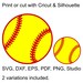 7 Sports Ball SVG Files for Cricut & Silhouette, Football, Soccer ...