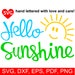 Hello Sunshine SVG File for Cricut, Hello Sun SVG, Hello Sunshine ...