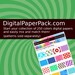 Tinted Twisted Starburst Digital Paper Pack, 250 Colors Digital Paper ...