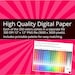 Tinted Starburst Digital Paper Pack, 250 Colors Digital Paper Sunburst ...
