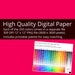 Solid Colors Digital Paper Pack, 250 Colors Scrapbook Paper Download ...