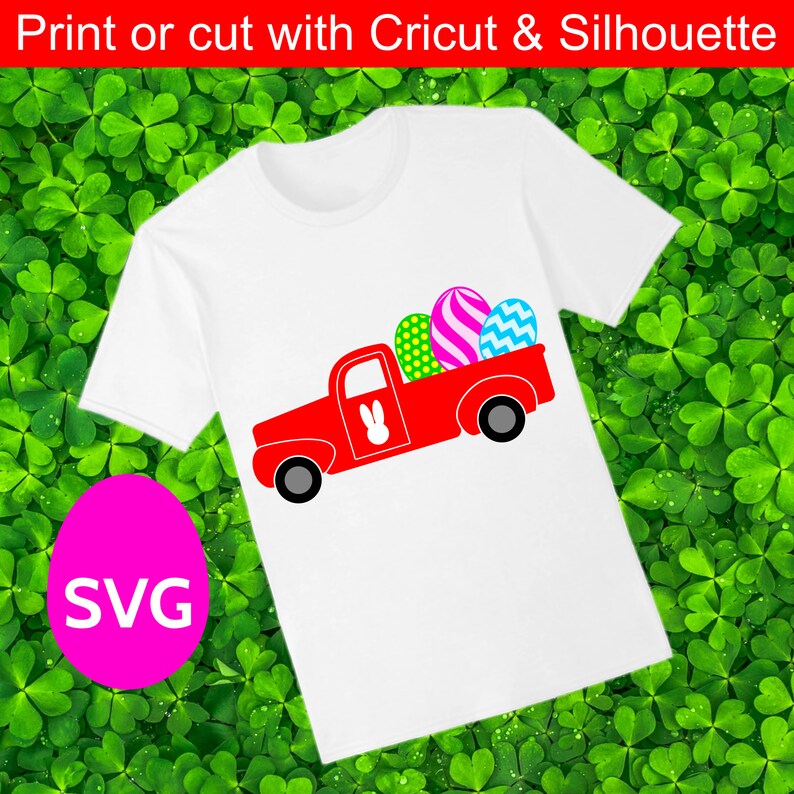 Easter Truck SVG Easter Truck Clipart Easter Truck DXF - Etsy