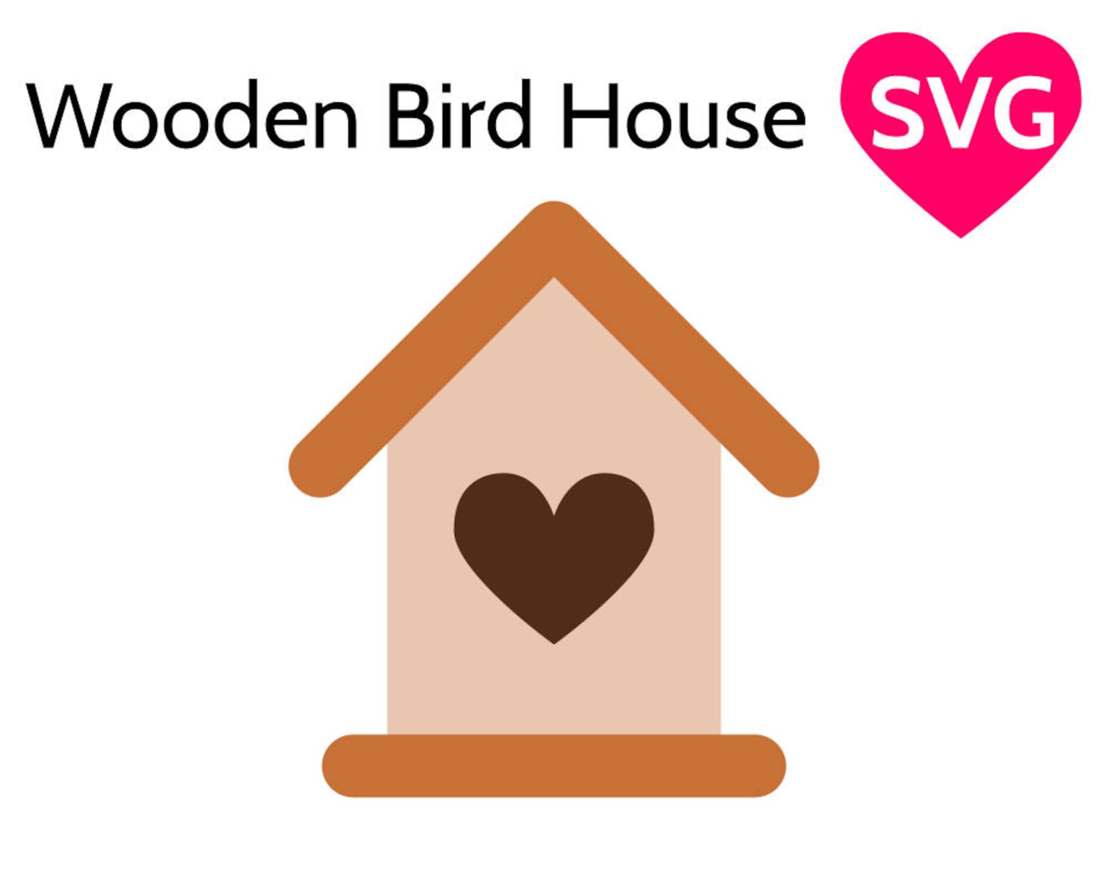Wooden Birdhouse SVG File for Cricut & Silhouette Bird House - Etsy