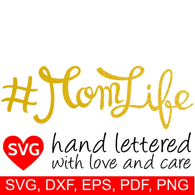 Mom Life Svg File Momlife Clipart Hashtag Momlife Svg Mom Etsy