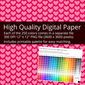 Tinted Stacked Hearts Digital Paper Pack, Digital Paper Heart ...