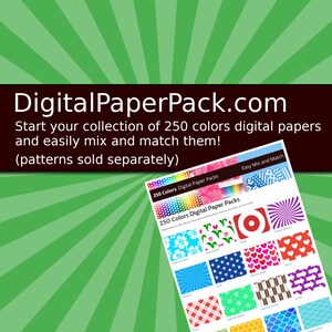 Tinted Starburst Digital Paper Pack, 250 Colors Digital Paper Sunburst ...