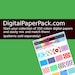 Solid Colors Digital Paper Pack, 250 Colors Scrapbook Paper Download ...